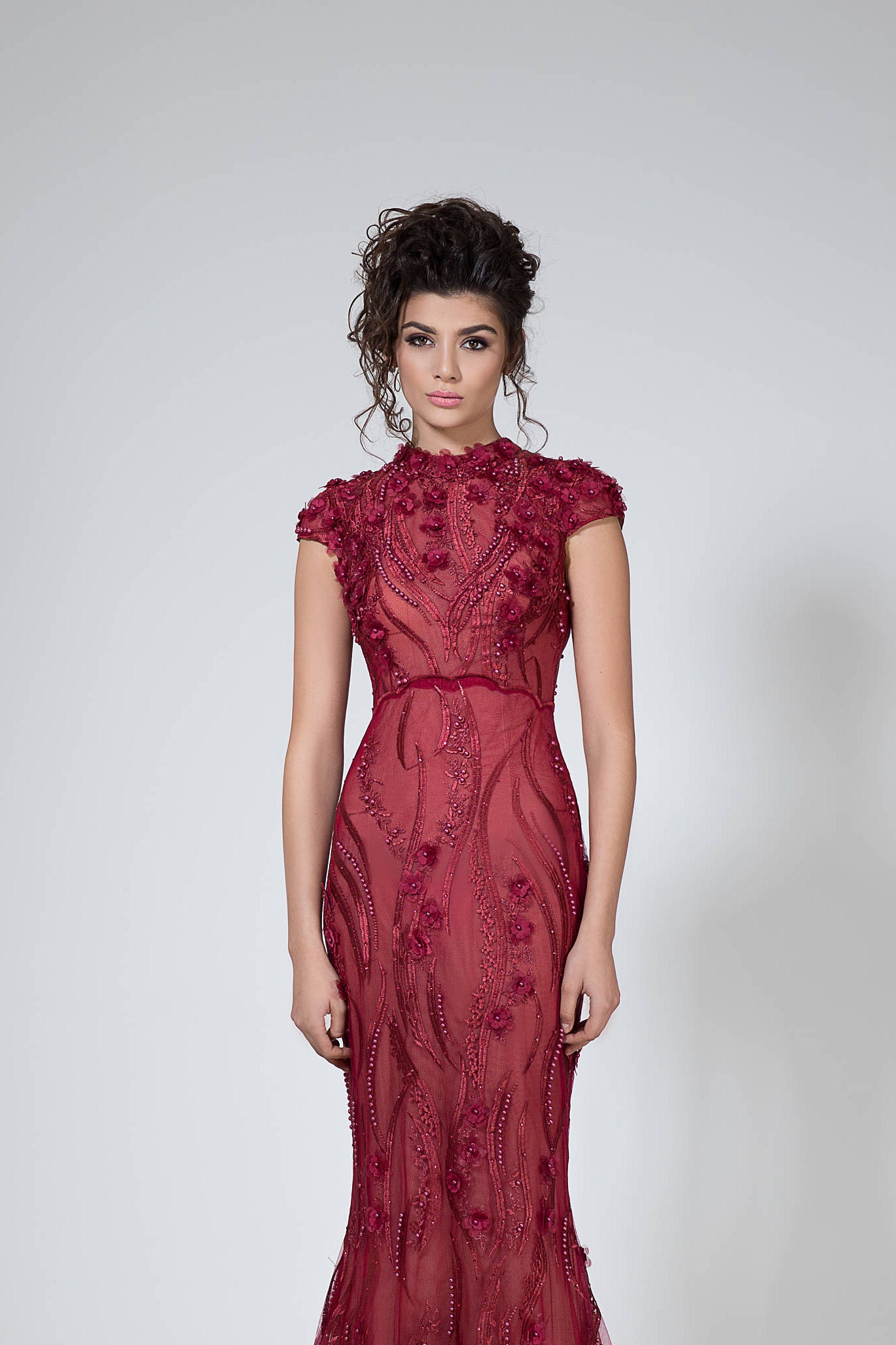 Wine Red Mother of the Bride Dress Long Prom Formal Gown - Etsy Australia