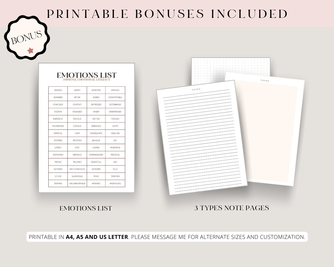 CBT THOUGHT RECORD/ Journal/ Diary -- Challenge Negative Thoughts ...