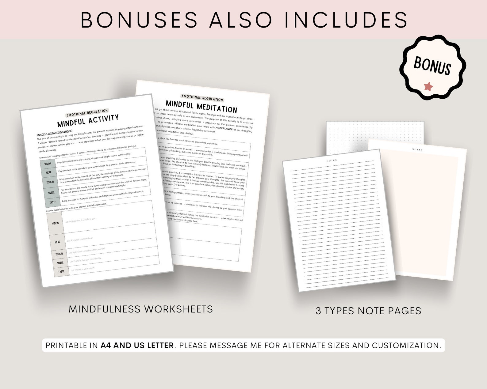 COPING STRATEGIES WORKSHEETS -- Anxiety Coping Skills, Self Regulation ...