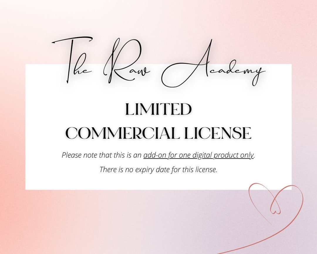 LIMITED COMMERCIAL LICENSE -- Permission to Redistribute Digital ...