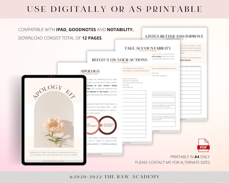 APOLOGY WORKSHEETS V2.0 -- Repair Relationship Rupture, Improve ...