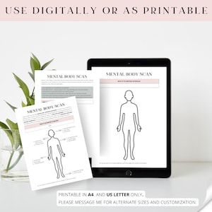 MENTAL BODY SCAN -- Mindfulness Meditation Activity, Emotional ...