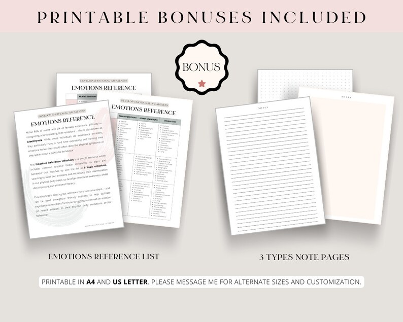 MENTAL BODY SCAN -- Mindfulness Meditation Activity, Emotional ...