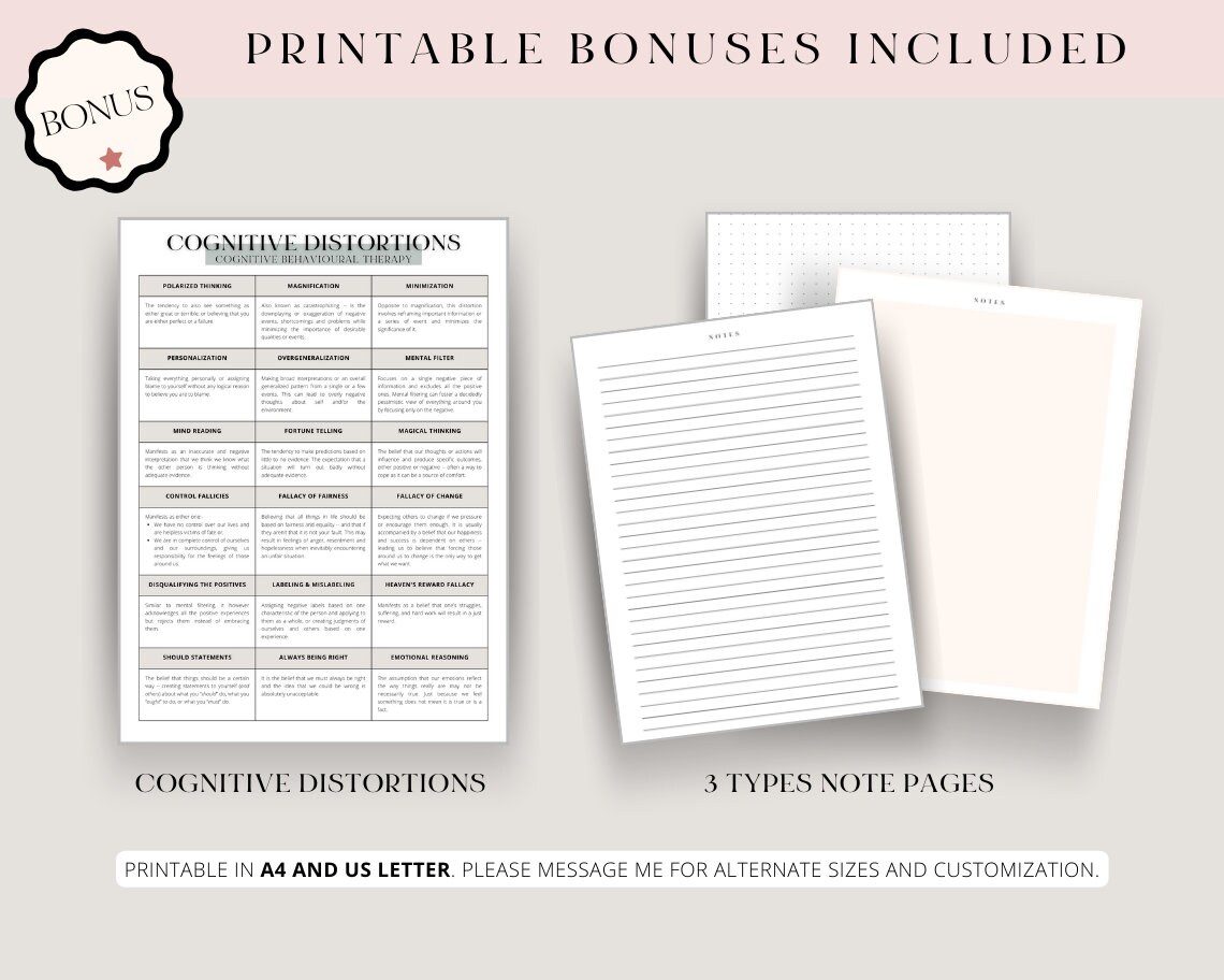 CBT Fact or Opinion Worksheets -- Change Negative Core Beliefs ...