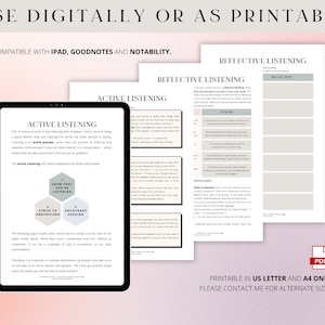 ACTIVE & REFLECTIVE LISTENING Bundle -- Improve Your Communication ...