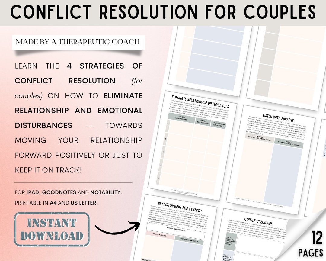 COUPLES CONFLICT RESOLUTION -- Improve Your Relationship ...