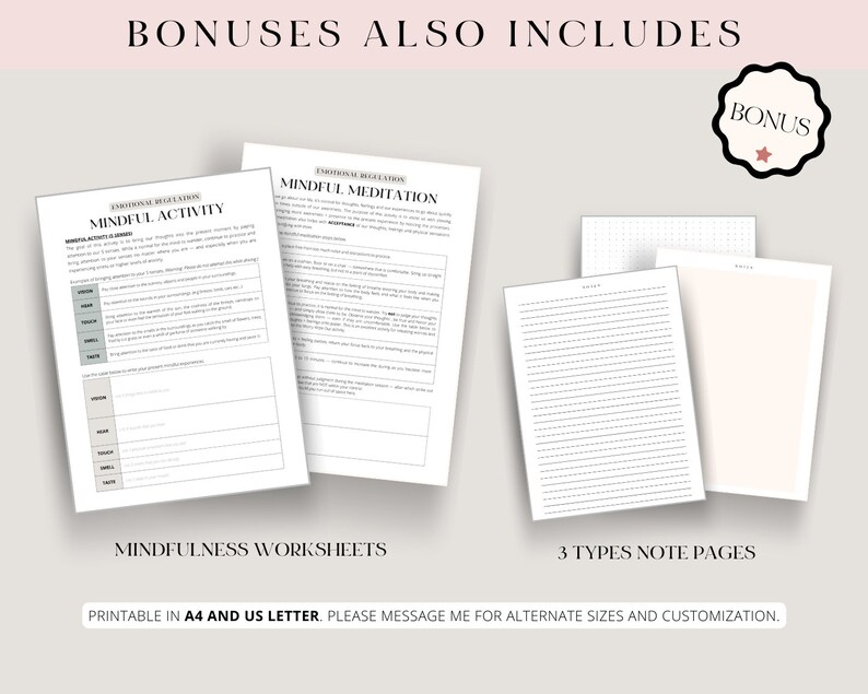 DBT ACCEPTS SKILLS Worksheets -- Distress Tolerance Skills/ Overcome ...