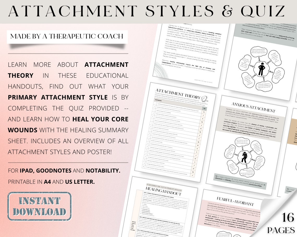 ATTACHMENT STYLES & QUIZ Heal Your Trauma/ Become Secure / Relationship ...