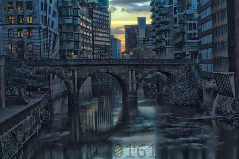 Limited Edition 0161 Fine Art Print 012 Manchester River Irwell - Etsy UK