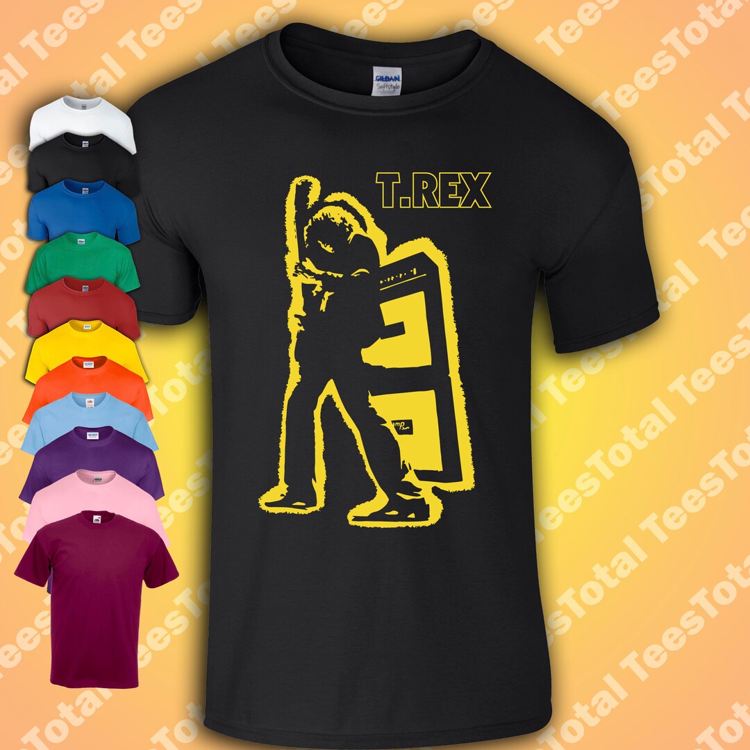 T Rex Marc Bolan Electric Warrior T-shirt Tee | Tyrannosaurus Rex Mickey Finn - Etsy