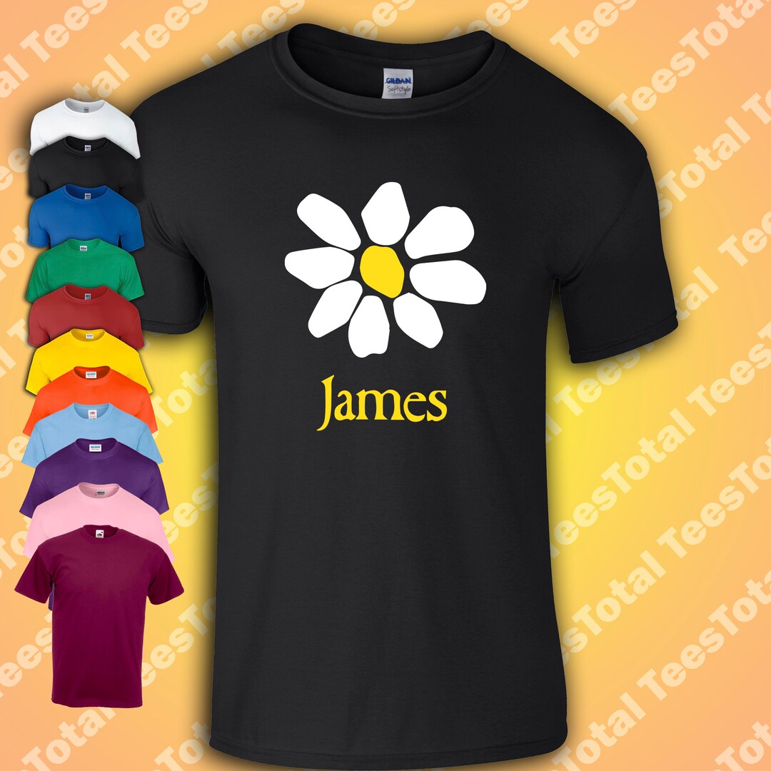James the Band Tim Booth Daisy T Shirt 1990s Madchester Happy Mondays ...