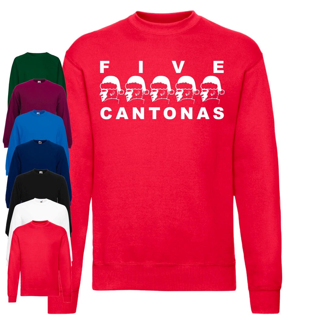 Five Cantonas MUFC Christmas Jumper | Manchester | United | - Etsy