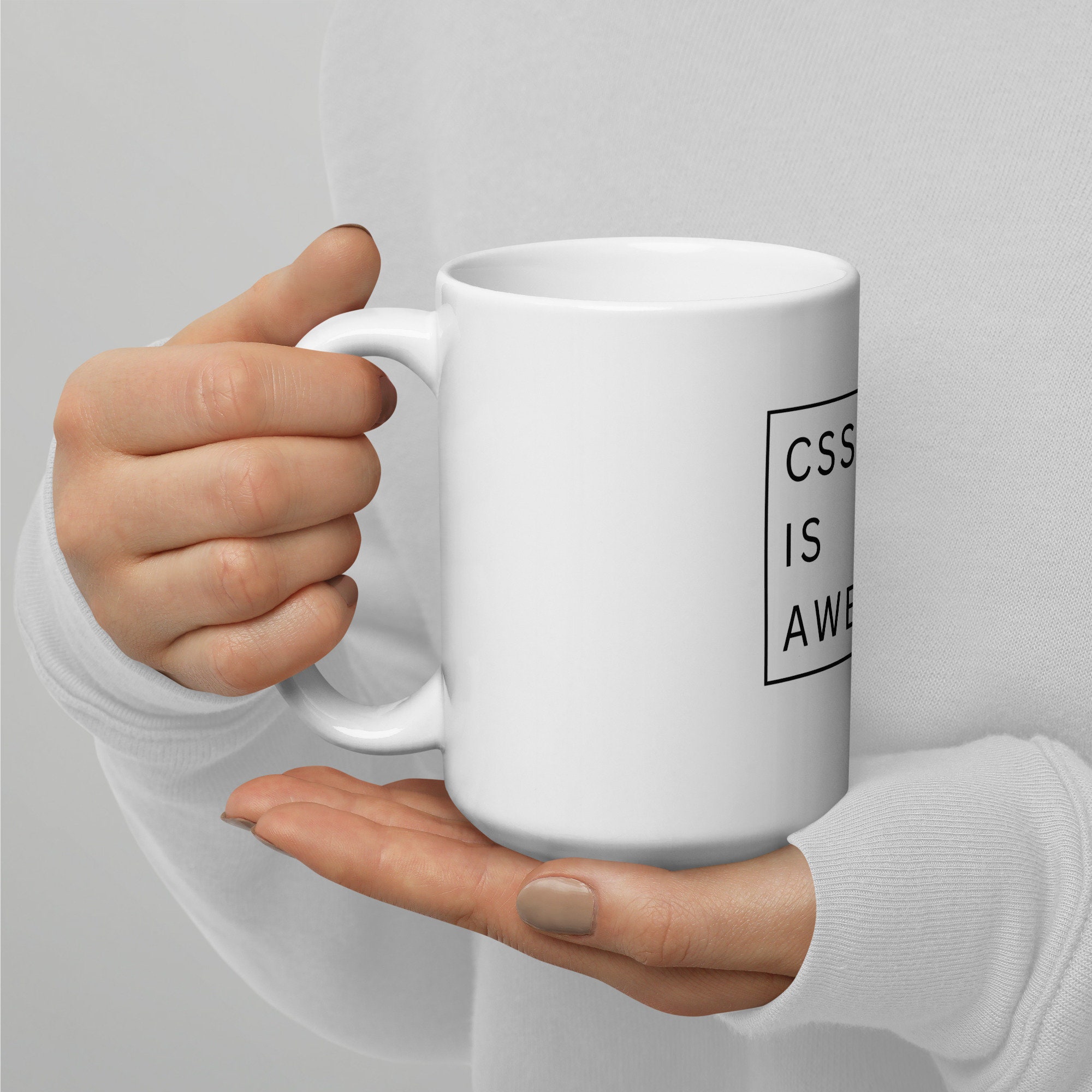 CSS is Awesome Mug. for Front-end Developers, Web Developers, Web Designers, Coders, Graphic ...
