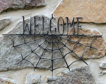 Spider Web Metal Art - Etsy