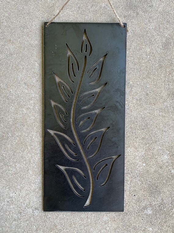 Leaf Metal Art - Etsy