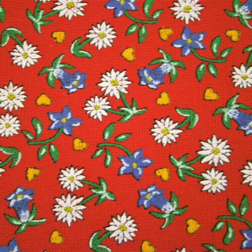 05 M Printed Cotton Fabric edelweiss 150 Cm W. - Etsy