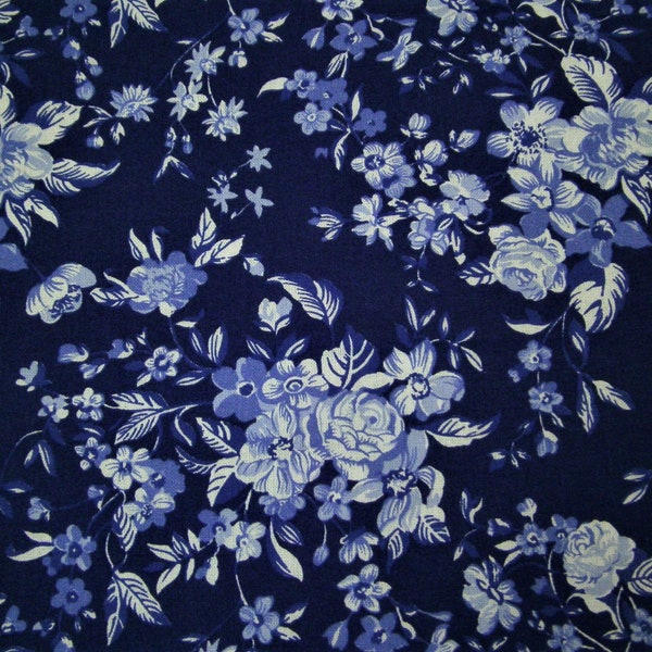 Delft Blue Fabric - Etsy