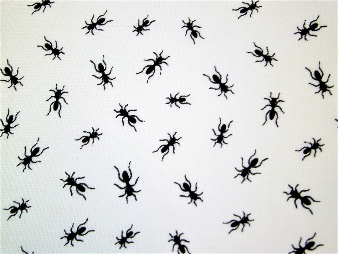 0,5 M Printed Cotton Fabric "ants" 110 Cm Br. - Etsy