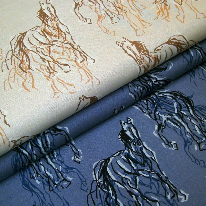 Horse Print Fabric - Etsy Canada