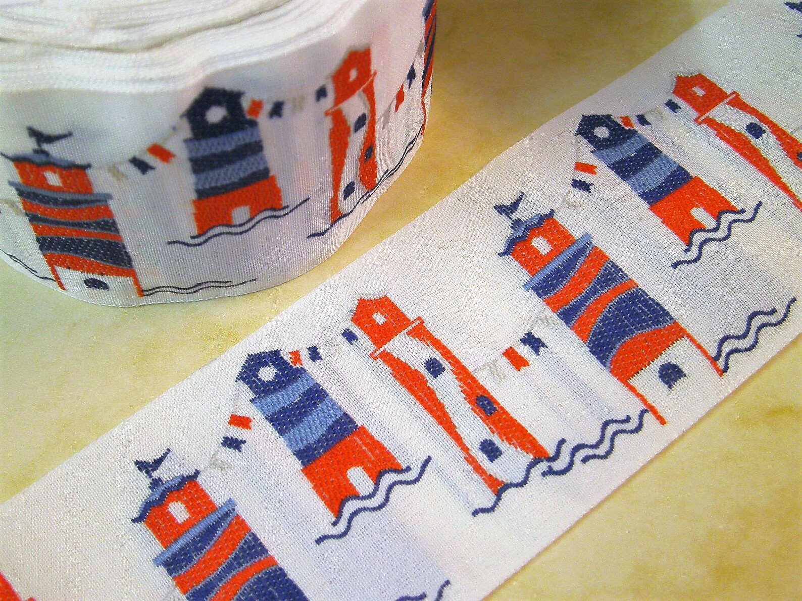 1 M Woven Ribbon lighthouse Xl 50 Mm W. - Etsy UK