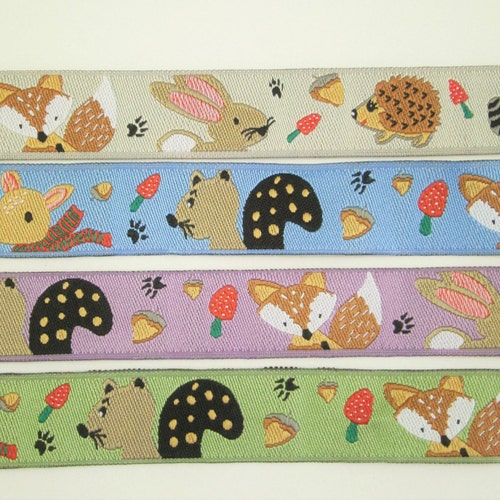 1 M Woven Ribbon animals Junior 16 Mm W. | Etsy