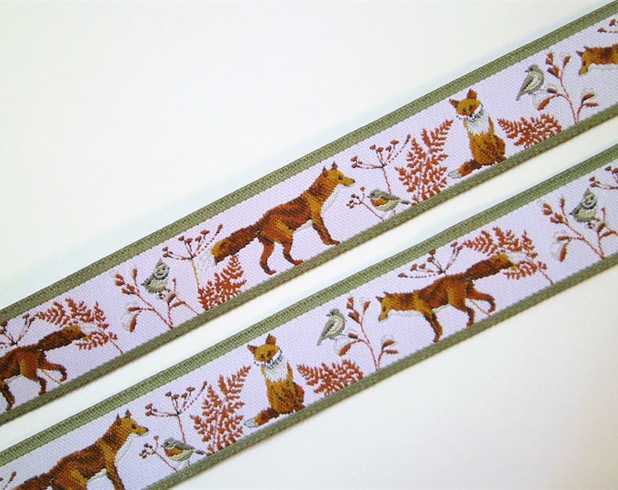 1 M Woven Ribbon fox Love 16 Mm W. - Etsy