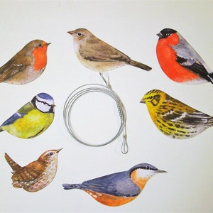 Garland With Birds on Metal Cord Designed by Sopia Drescher - Etsy