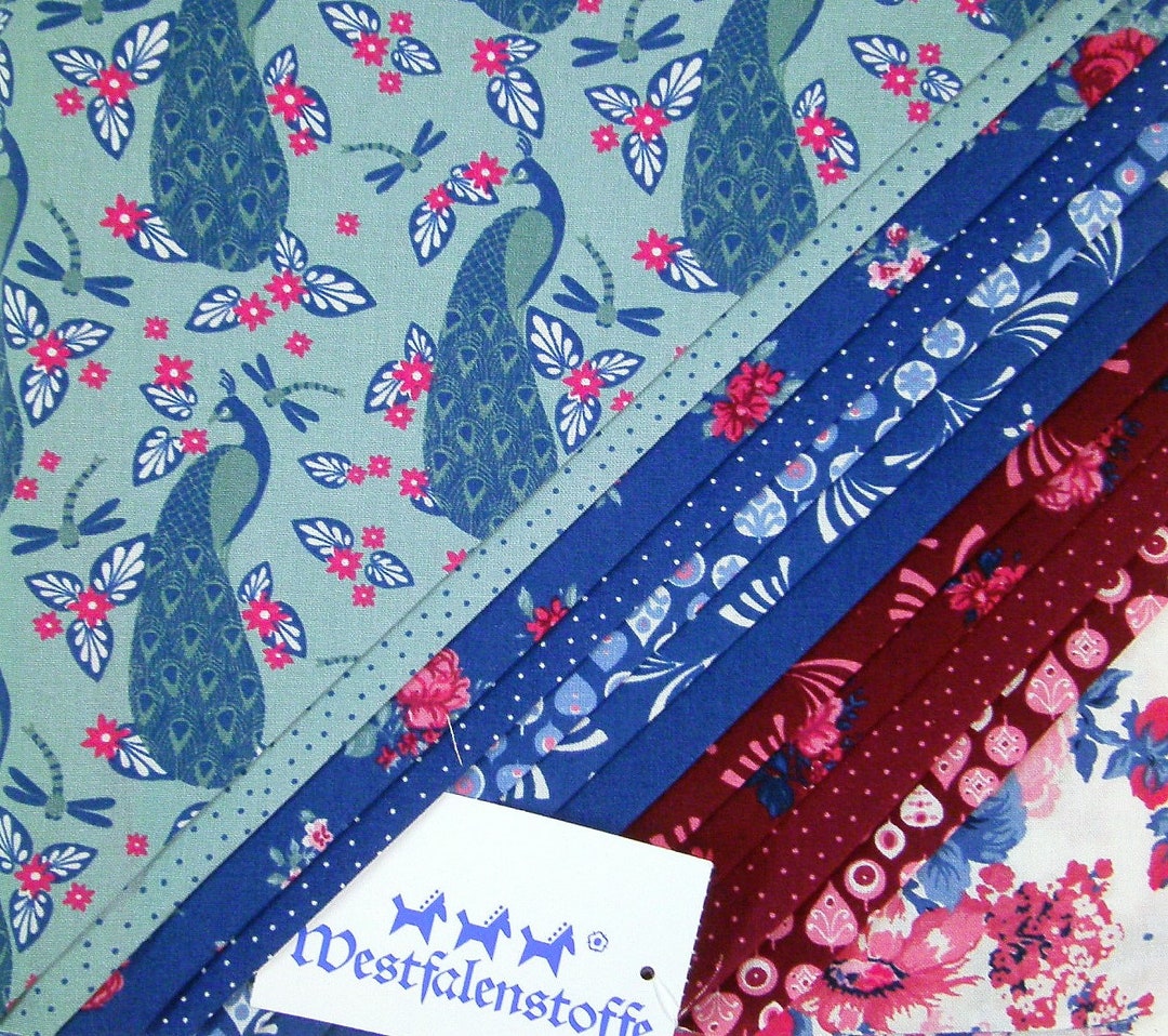 Cotton Fabric Package 12 Pieces bangkok 48x48 Cm - Etsy