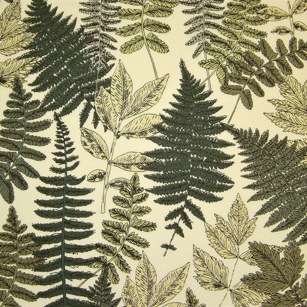 Fern Fabric - Etsy