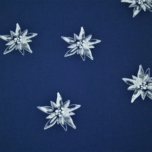 0,5 M Printed Cotton Fabric edelweiss 150 Cm W. - Etsy