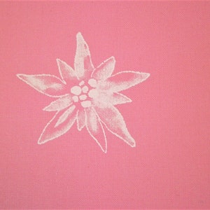 0,5 M Printed Cotton Fabric edelweiss 150 Cm W. - Etsy