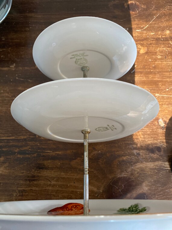 Trays Dining & Serving Kitchen & Dining 3 section tray vintage ...