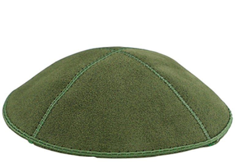 Set of 12 Suede Kippah (many Colors) Jewish Skull Cap for Wedding, Bar ...