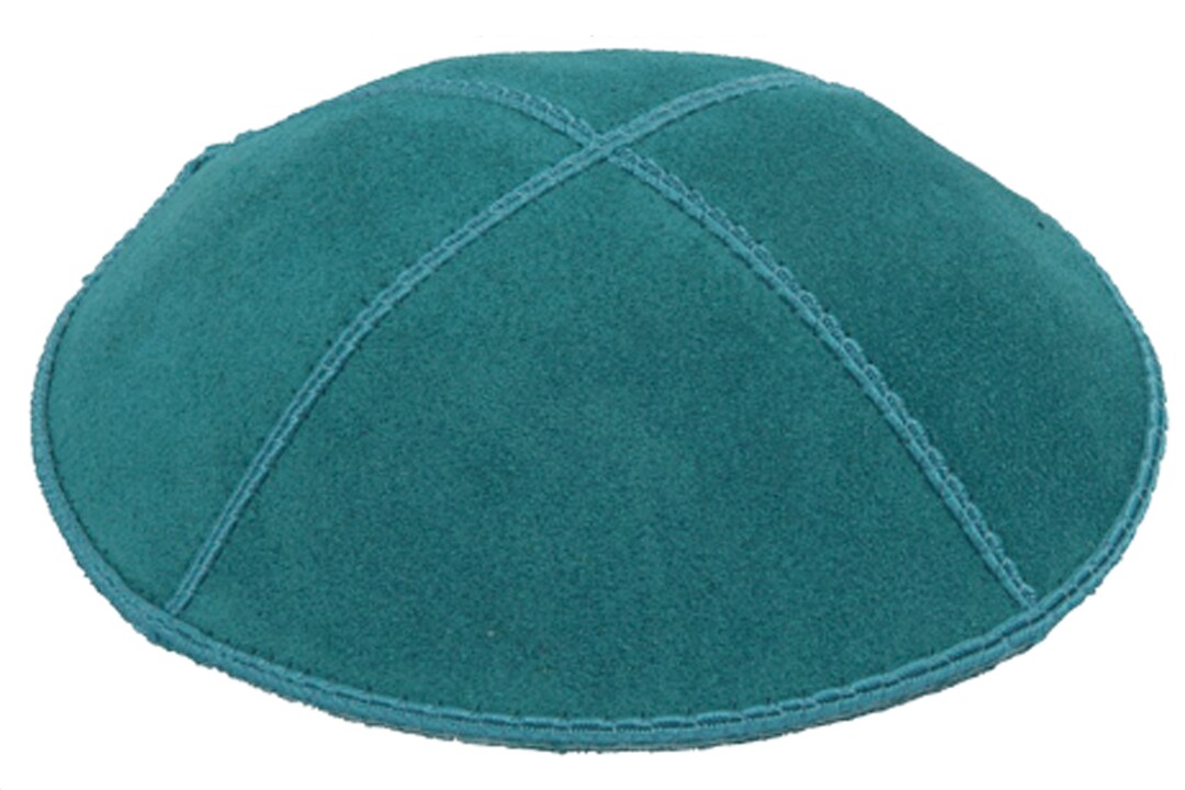 Set of 12 Suede Kippah (many Colors) Jewish Skull Cap for Wedding, Bar ...