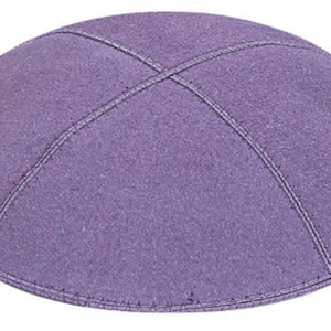 Set of 12 Suede Kippah many Colors Jewish Skull Cap for - Etsy