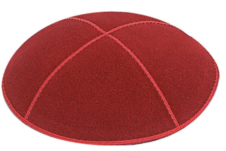 Set of 12 Suede Kippahs: Personalized Jewish Skull Caps - Etsy