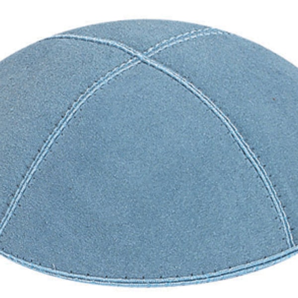 Set of 12 Suede Kippah many Colors Jewish Skull Cap for Wedding, Bar or ...