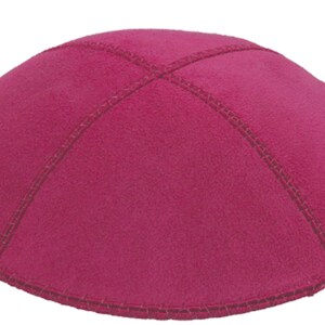 Set of 12 Suede Kippah (many Colors) Jewish Skull Cap for Wedding, Bar ...