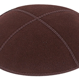 Set of 12 Suede Kippah (many Colors) Jewish Skull Cap for Wedding, Bar ...