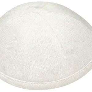 Set of 12 Linen Kippah (more Colors) Jewish Skull Cap for Wedding, Bar ...