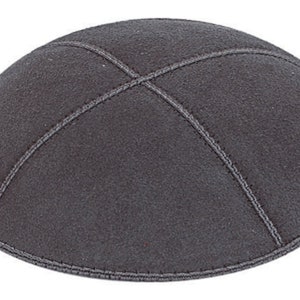 Set of 12 Suede Kippah (many Colors) Jewish Skull Cap for Wedding, Bar ...