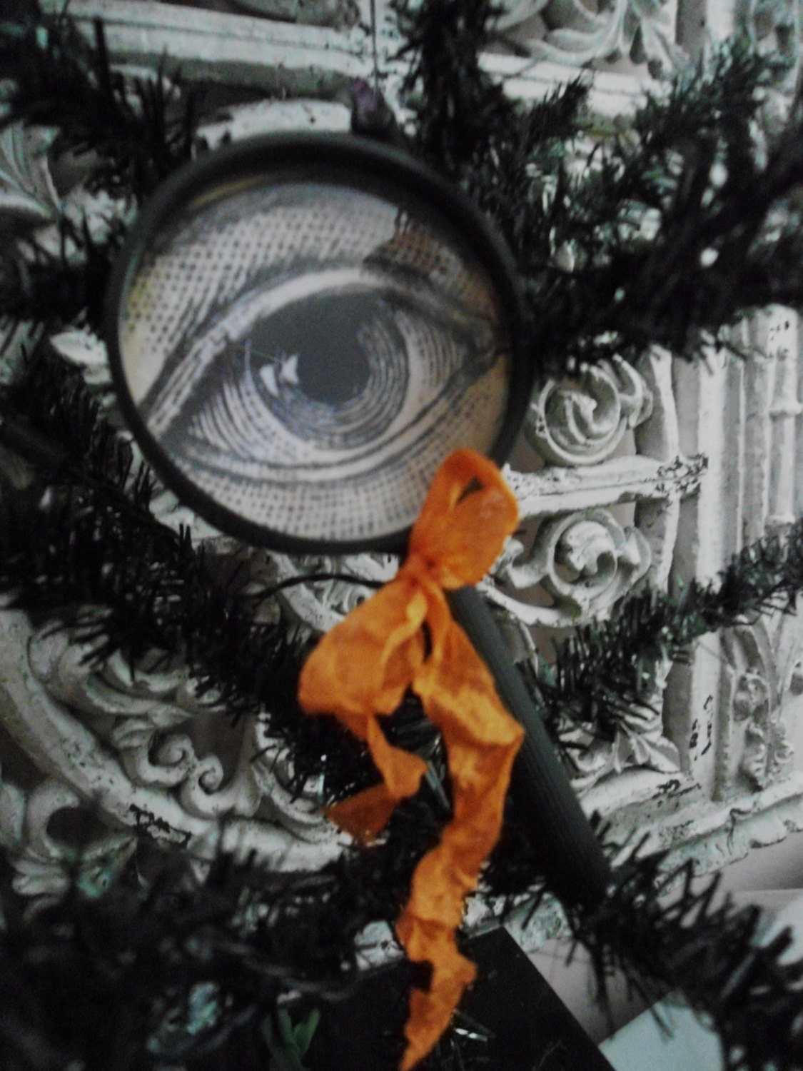 Halloween Magnifying Glass Creepy Eye Halloween Decoration | Etsy