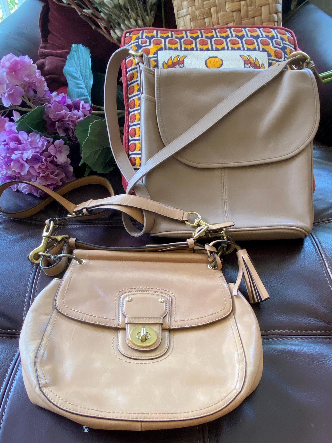 1970'S RARE Vintage Coach Flap Crossbody Shoulder Bag Soft Supple ...
