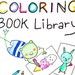 Coloring Book Library PDF Instant Download 150 Pages of | Etsy
