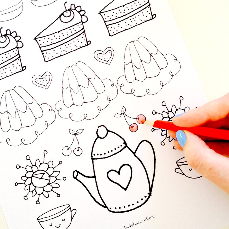 Coloring Book Library PDF Instant Download 150 Pages of Coloring Fun ...