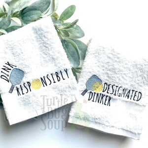 Pickleball Sports Towel. Pickleball Gifts for Him, Gifts for Her ...