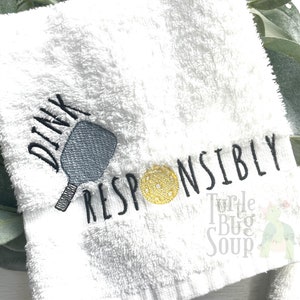 Pickleball Sports Towel. Pickleball Gifts for Him, Gifts for Her ...