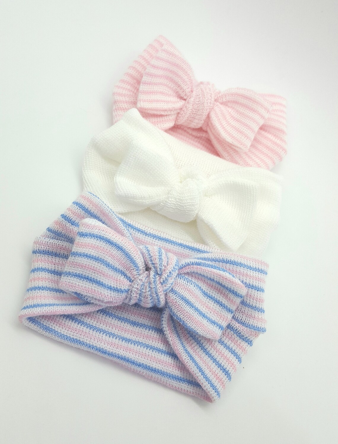Hospital Newborn Headbands Set of 3 Wide Band Headbands - Etsy