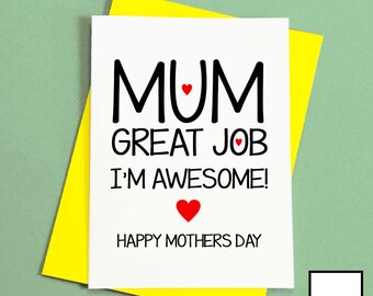 Great job card | Etsy