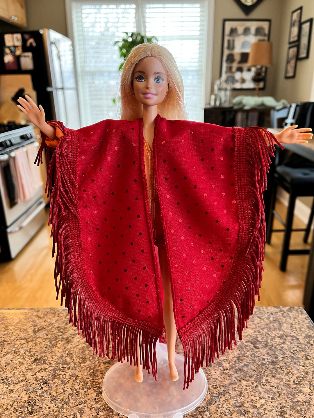 Stevie Nicks Inspired “sara” Stevie Barbie Shawl Cape Clothing - Etsy